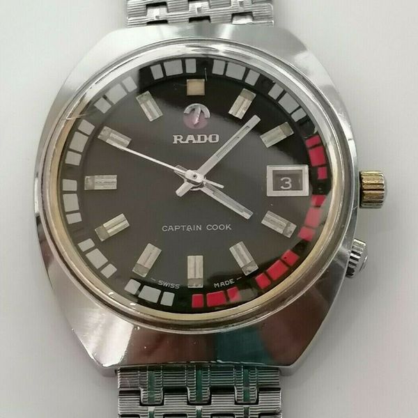 Vintage Rado Captain Cook Mk II - Automatic wristwatch men’s - 1970’s ...