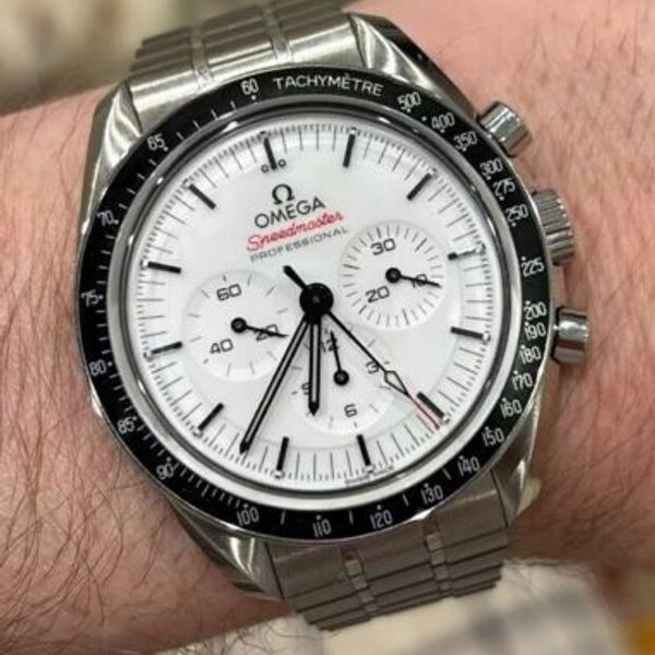 2024 Omega Speedmaster Moonwatch Professional 310.30.42.50.04.001 White ...