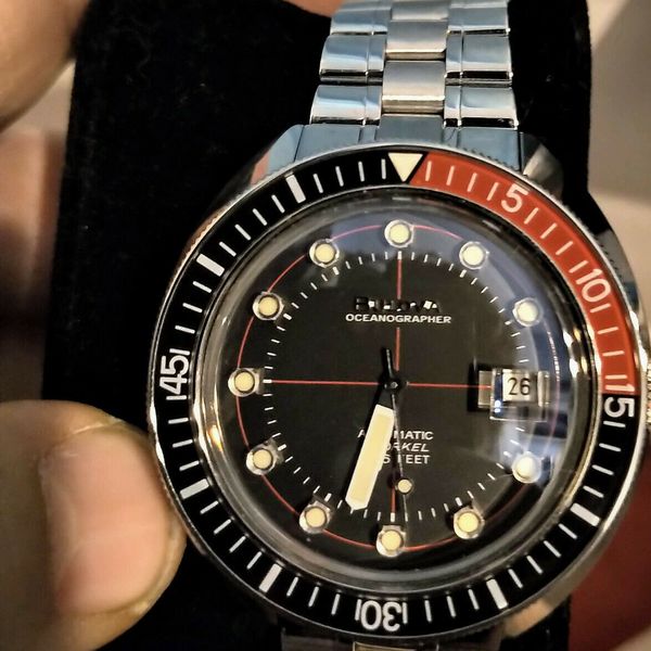 Upgraded Bulova Oceanographer Snorkel Devil Diver 666 Reissue Miyota ...