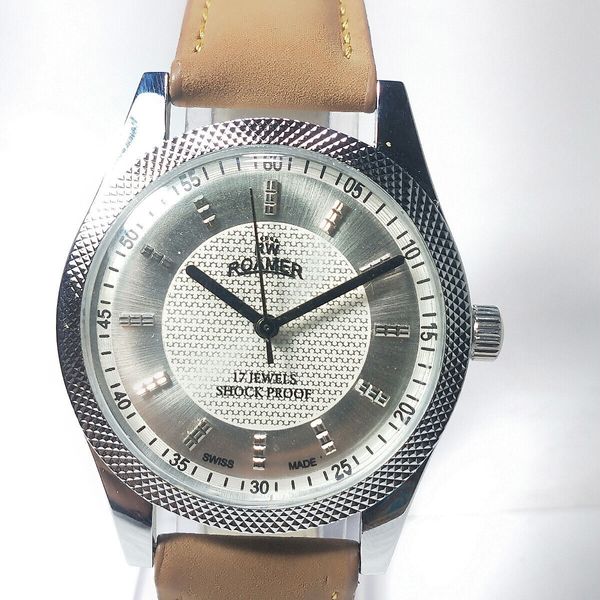 Vintage Roamer Mechanical Hand Winding ST96 Movement Dial Watch D68 ...