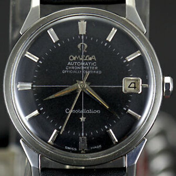 Vintage Omega Constellation 168.005 Pie Pan Dial Stainless Steel 561 ...
