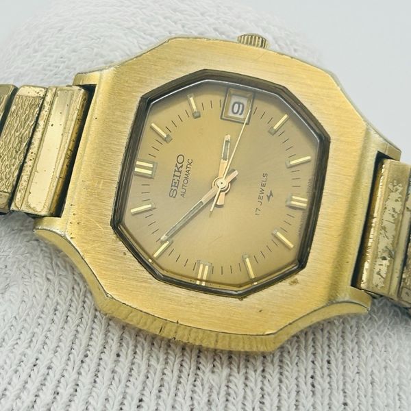 1974 Seiko 7005-5020 Automatic 17 Jewels Gold Tone Watch | WatchCharts ...