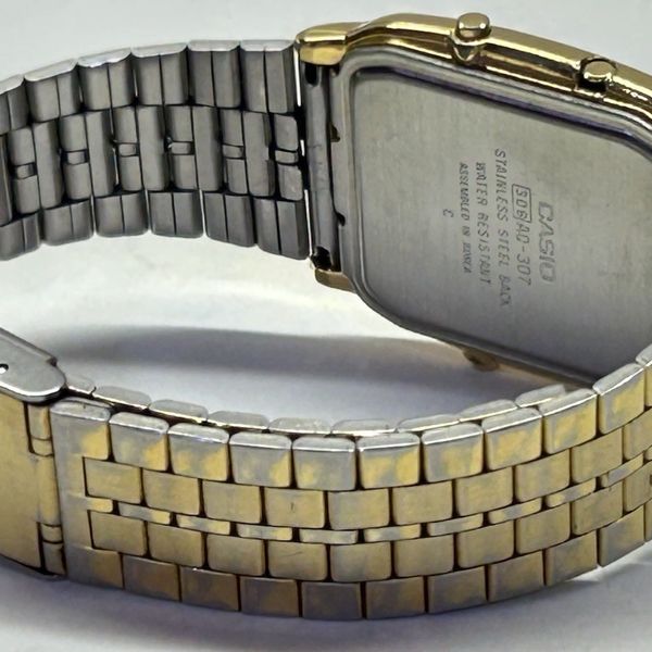 1980s Vintage Casio AQ-307 Module 306 Quartz Men's Analog Digital Watch ...
