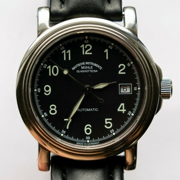 Muhle Glashutte SA Nautische Instrumente 25 Jewels M12400 Men's Watch ...