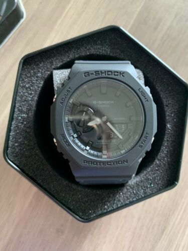 Casio G-Shock GA-2100-1A1ER “Casioak” Triple Black (Serial Number ...