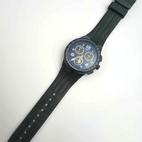 Swatch Chrono SUSB402 Nitespeed Swiss made watch Chronograph Silicone ...