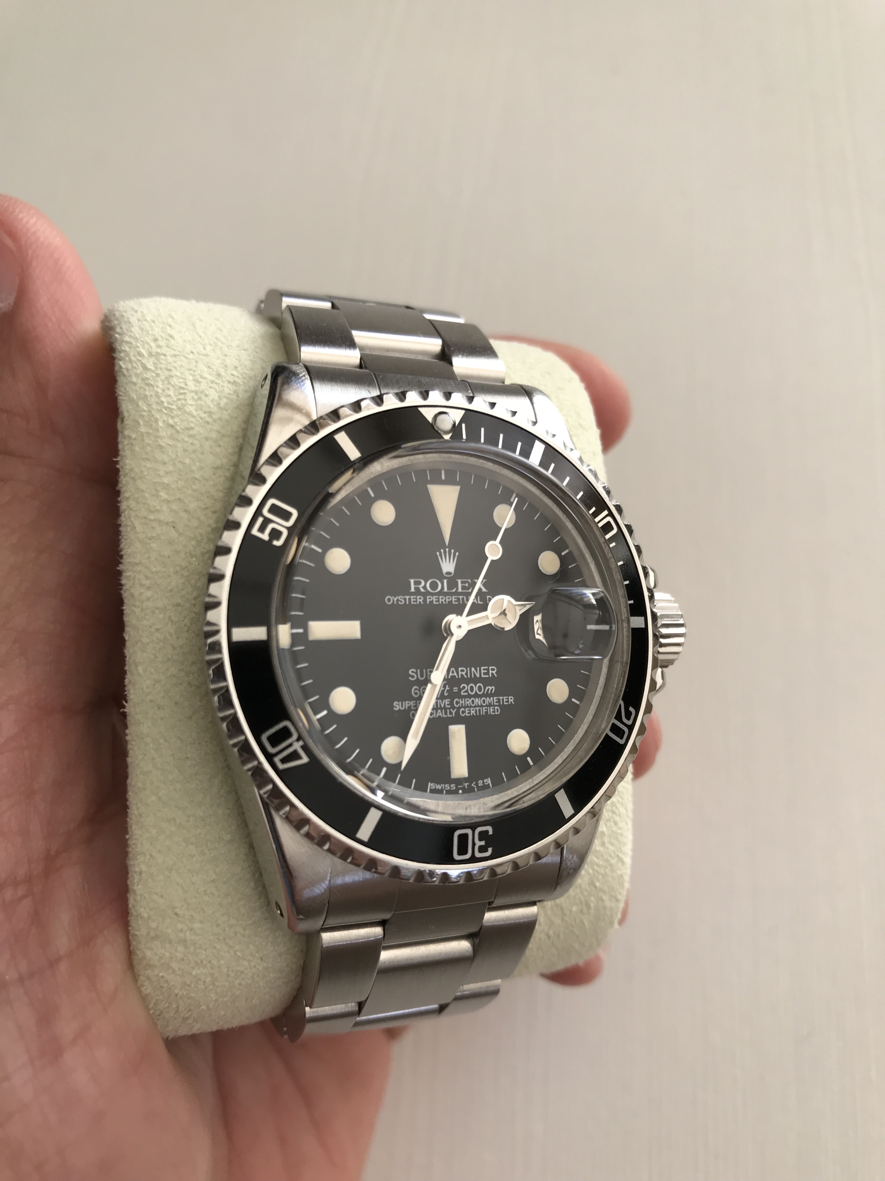 F.S: Rolex Submariner 1680 "RED" Serial Range with Rolex Authentication ...