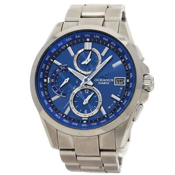CASIO Oceanus Watches OCW-T2600 Titanium/Titanium mens | WatchCharts ...