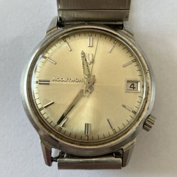Bulova Accutron Watch 1970 â NOâ Date Code For Parts Or Repair ...