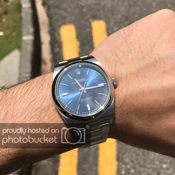 WTS LNIB Rolex 114300 Oyster Perpetual Blue Dial | WatchCharts
