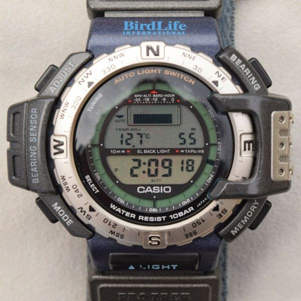 Serviced - Casio Bird Life Int'l Pro Trek PRT-40 Altimeter Compass ...