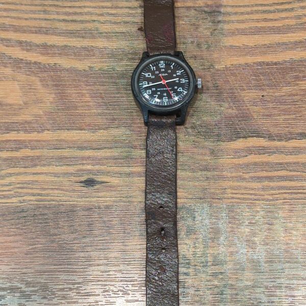 Vintage ACQUA Timex MacGyver Military Filed Camper Watch 35mm Manual ...