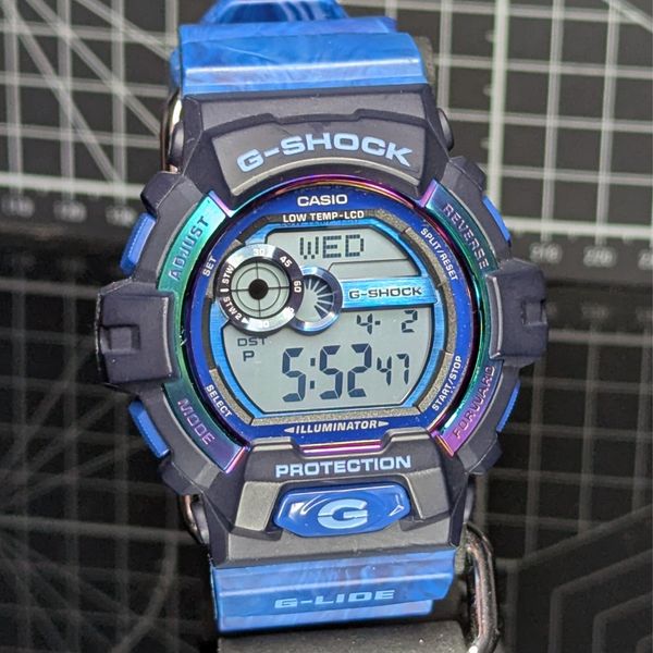 Casio G-Shock GLS-8900 Winter G-Lide AURORA LIGHTS Blue Pink Purple Big ...