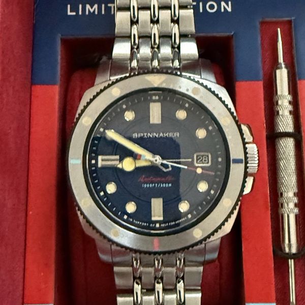 Spinnaker Limited Edition HELP FOR HEROS Automatic Diver Watch ...