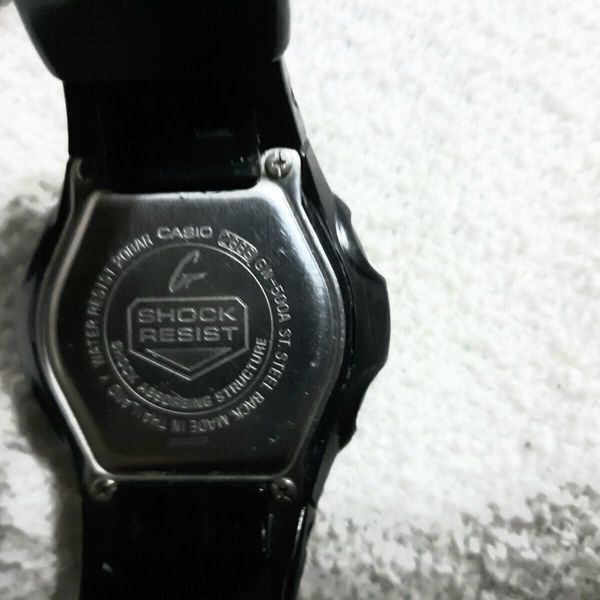 USED, WORKING CASIO G-SHOCK GW-500A ATOMIC/SOLAR MEN'S WATCH RESIN BAND ...