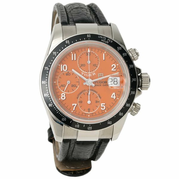 Tudor Prince Date Tiger Watch With Orange Dial | WatchCharts