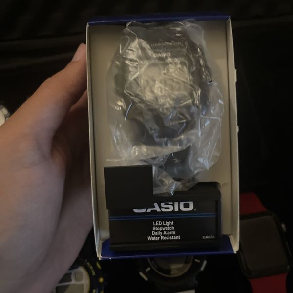 Casio F108WH-1A, Illuminator Chronograph Watch, Black Resin,Alarm,7 ...