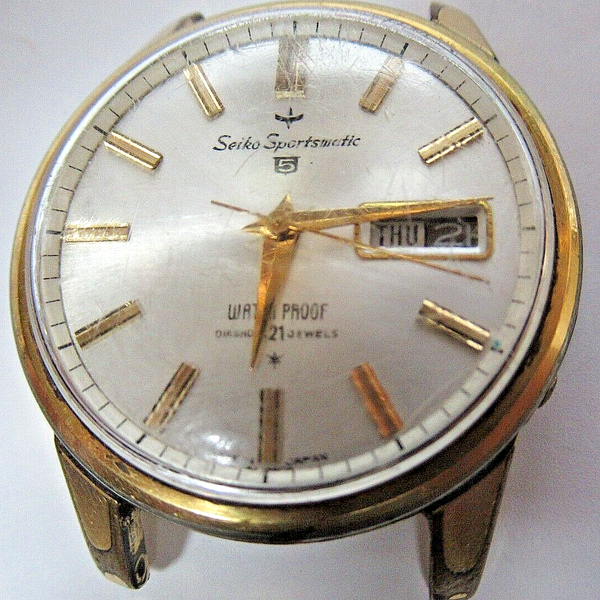 SEIKO SPORTSMATIC 21 JEWELS 6619-8970 MEN'S WATCH - FOR SPARES ( OR REPAIR) | WatchCharts ...