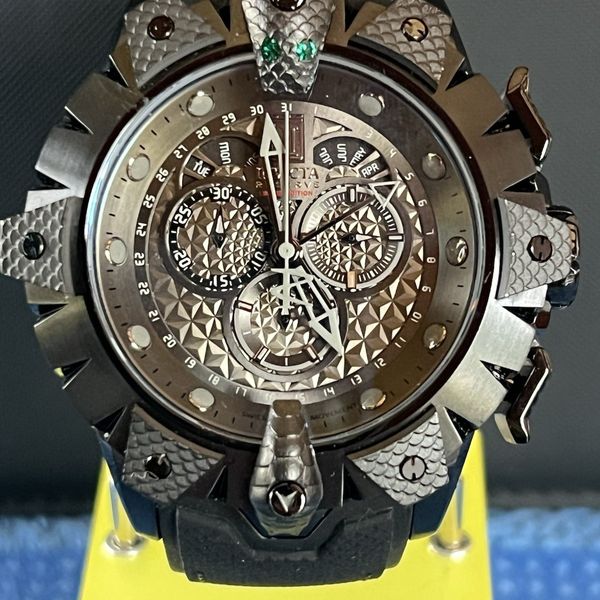 Invicta Reserve JT Venom Viper Green Snake Eyes 32559 Quartz Chrono LE ...