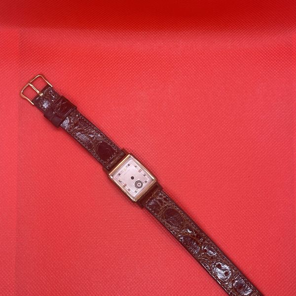 HAMILTON VINTAGE "SHERMAN" Gold Filled! Case & Dial & Band Only! No ...