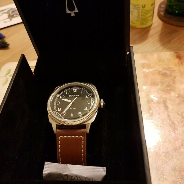 NEW! Bulova Precisionist 96B230 Men's Military UHF Quartz Watch ...