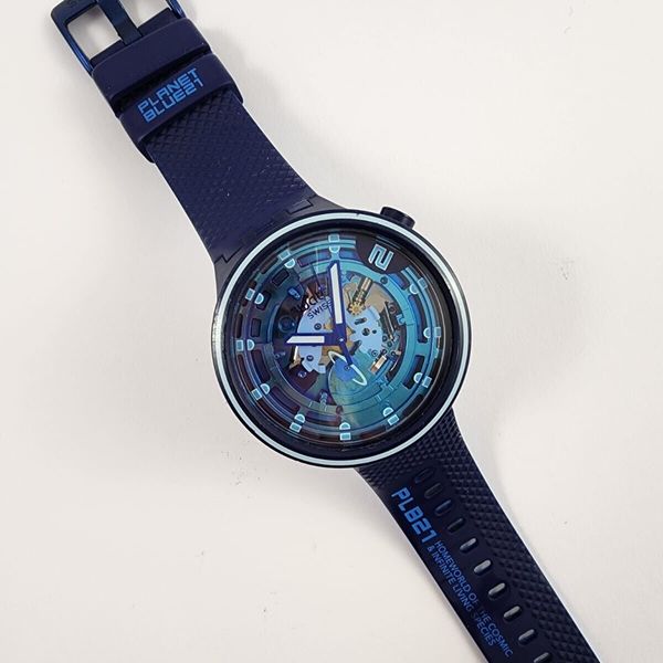 SWATCH BLUE PLANET 21 SECOND HOME 47MM QUARTZ WATCH | WatchCharts ...