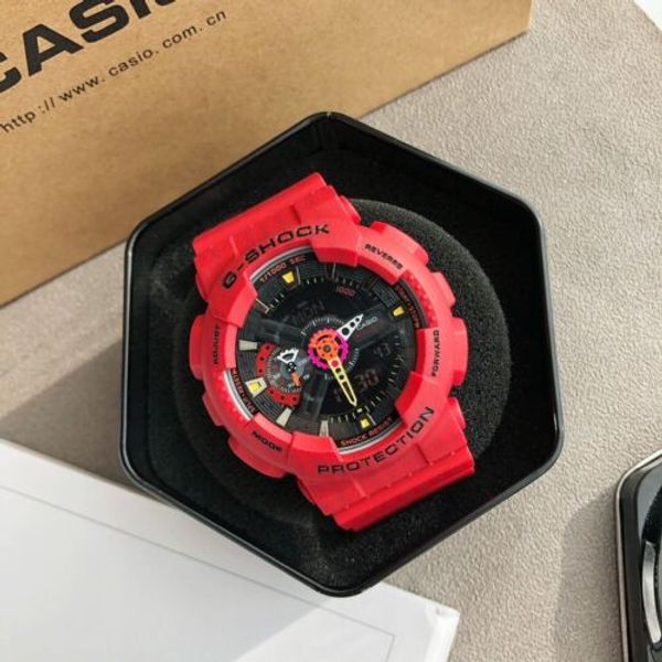 Casio GA110 Series g-shock Sports Watch Red | WatchCharts Marketplace