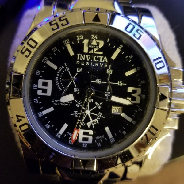 Invicta 6108 Reserve Excursion GMT Men's Watch | WatchCharts Marketplace