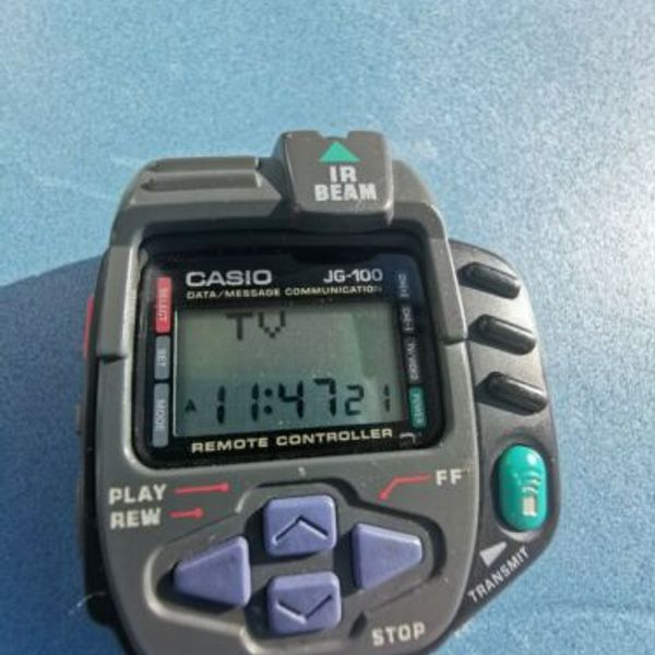 Casio JG-100 Cyber Cross, TV Infraceptor Remote Controller. With Lug ...