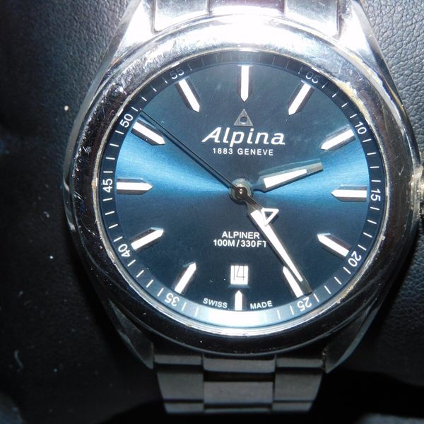 Alpina 1883 Geneve Alpiner Blue Men's WATCH WITH BOX & TAG - AL240X4E6 ...
