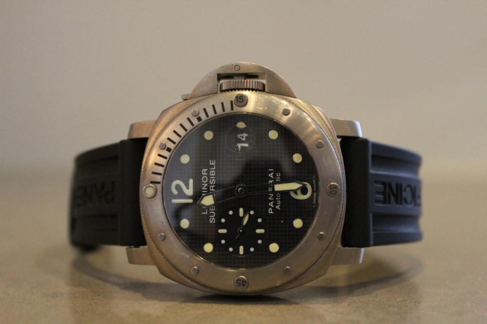~~FS: REDUCED GORGEOUS Panerai PAM 25 TITANIUM SUBMERSIBLE FULL SET BOX ...