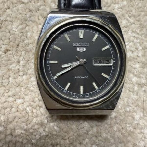 Vintage Seiko 5 Automatic Mens Watch Movement 7009 17 Jewels Japan Made Day/Date | WatchCharts ...
