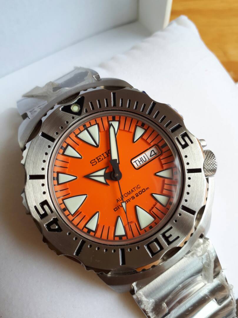 FS: New Seiko Orange Monster 2 SRP309K1 (edited post) | WatchCharts