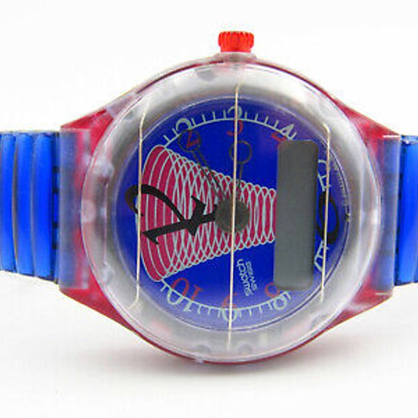 SWATCH PAGER BEEP UP BLUE HELIOGRAPH - NEW PRODUCT -L- SCALE / PAGER ...