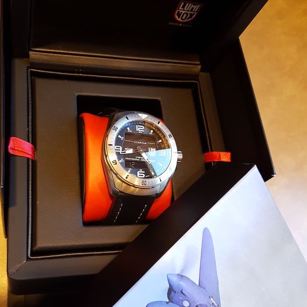 $399 TITANIUM Luminox SXC 5241XS 5241 5240 ANALOG/DIGITAL Space XCOR ...