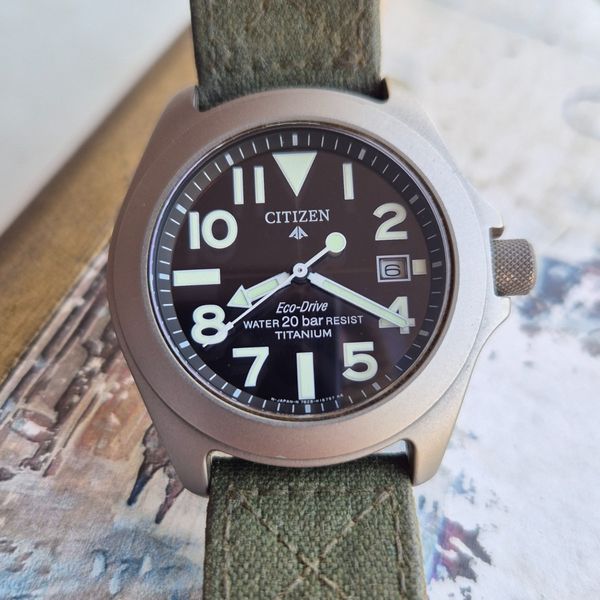 Citizen 7828 "Ray Mears" Promaster Tough Eco-Drive Strap | WatchCharts ...