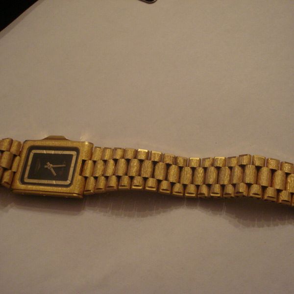 Longines Mens Stunning Rectangular Wristwatch L9782 Movement Quartz ...