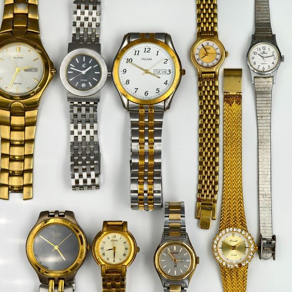 Premium Quartz Watch Lot:Citizen Eco-drive,Citizen xC,Pulsar,Seiko ...