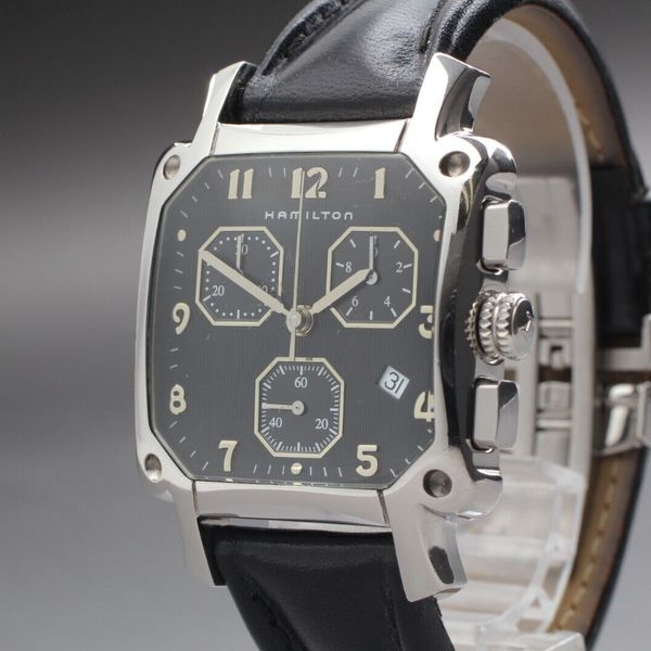 [Exc+5] Hamilton Lloyd 6319 Chronograph Quartz Men's Watch From Japan ...