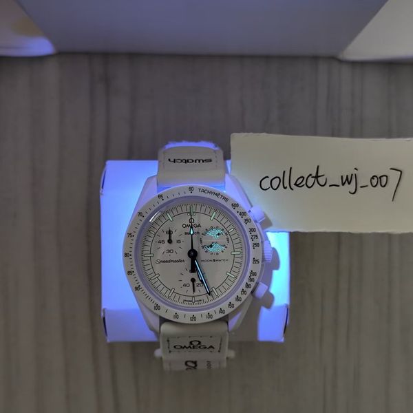 Swatch x Moonswatch Mission To The Moonphase - Full Moon (White ...