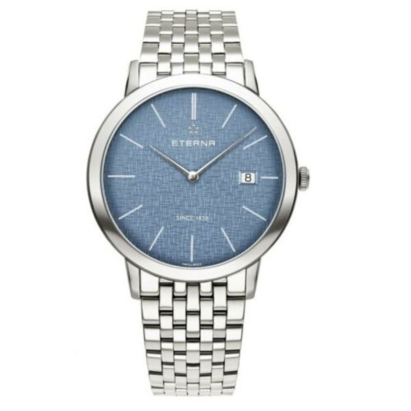 ETERNA 2710.41.80.1736 Men's Eternity Blue Quartz Watch | WatchCharts ...