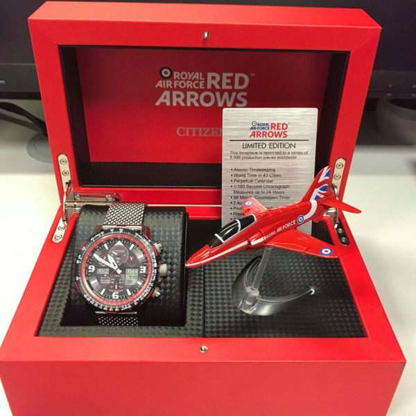 Authentic Citizen Eco-Drive Men Red Arrows Limited Edition Skyhawk AT ...