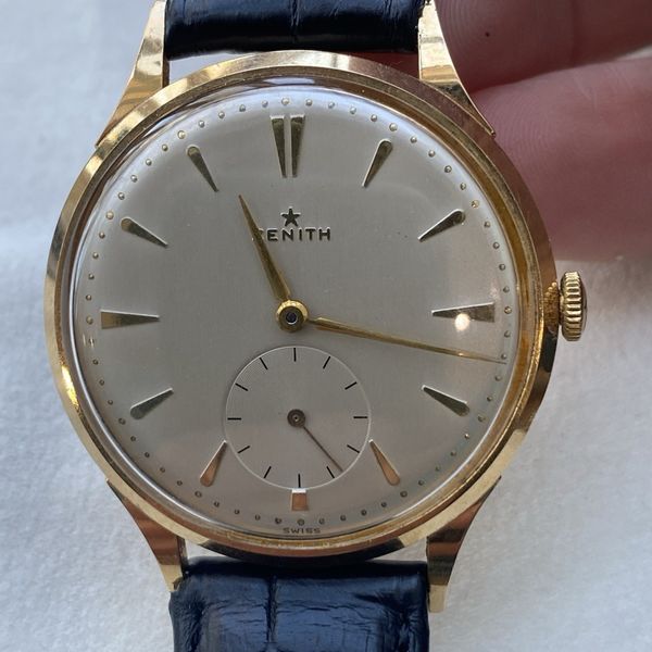 Zenith Solid Gold Watch | WatchCharts Marketplace