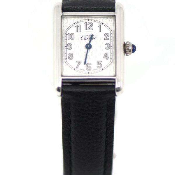 Cartier Tank Sterling Silver Watch 2416 | WatchCharts Marketplace