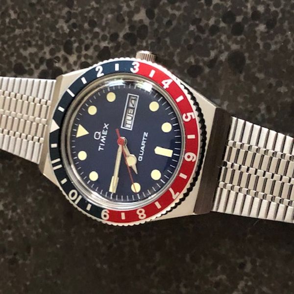 FS: Timex Q Pepsi Bezel - New Model - $285.00 OBRO | WatchCharts ...