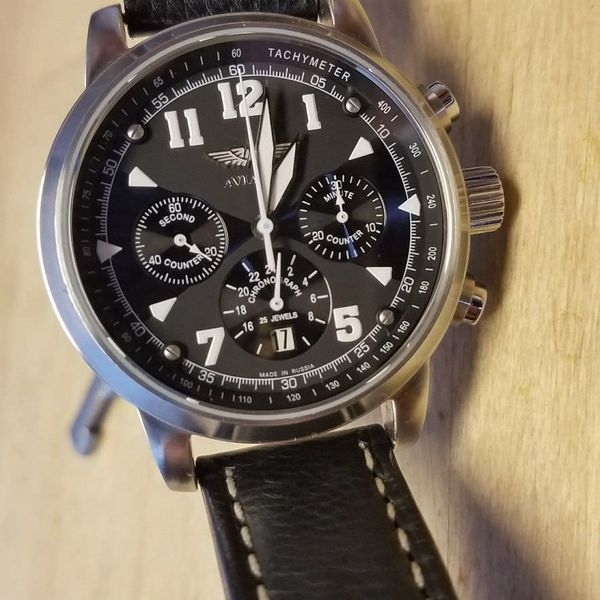 Volmax Aviator IIIb russian poljot manual wind chrono | WatchCharts ...
