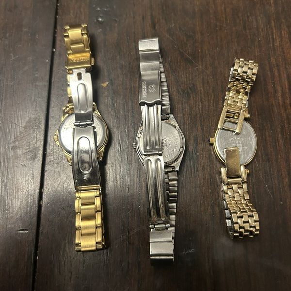 CITIZEN ECO DRIVE WR50 SEIKO SQ ROTARY LADIES WATCHES WORKING GOOD ...