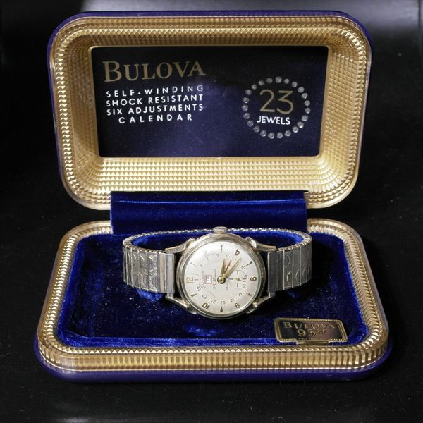 Bulova Six Adjustments 23 Jewels 10k Gold Filled Wristwatch 1960 Fifth ...