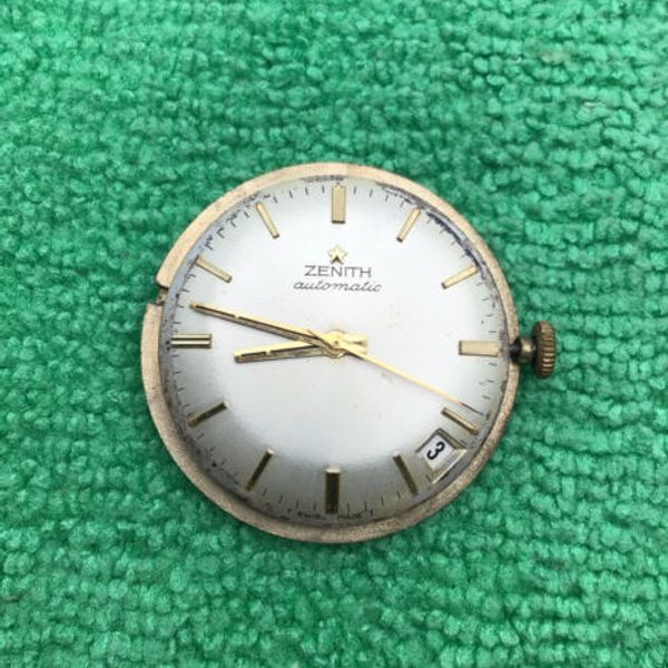 Zenith Automatic Caliber 2542 PC Automatic Watch Movement, Dial With ...