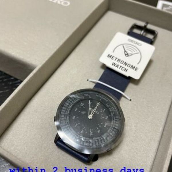 SEIKO Metronome Watch (Navy) SMW004A NEW with tag Japan by FedEx ...